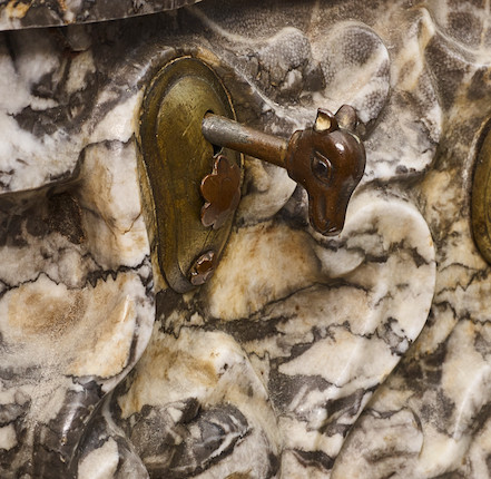 Bonhams : A NORTHERN EUROPEAN BRONZE MOUNTED CARVED SAINT ANNE MARBLE ...