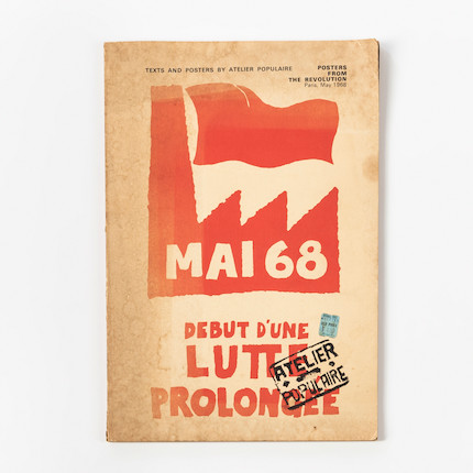 Bonhams Skinner : Poster Art Atelier Populaire Mai 68 Debut d'une Lutte ...