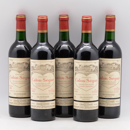 Bonhams Skinner : Chateau Calon Segur 1995, 5 bottles