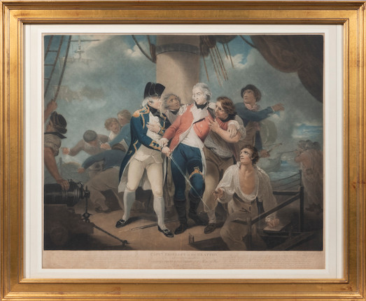 Bonhams Skinner : Capt. Trollope in the Glatton of 54 Carronades ...