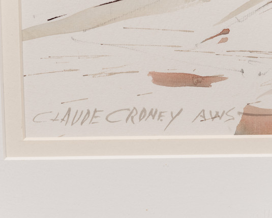 Bonhams Skinner : Claude Croney (1926-1993) Rocking Chair Signed ...