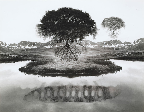 Bonhams : Jerry Uelsmann (1934-2022); Untitled (floating trees);