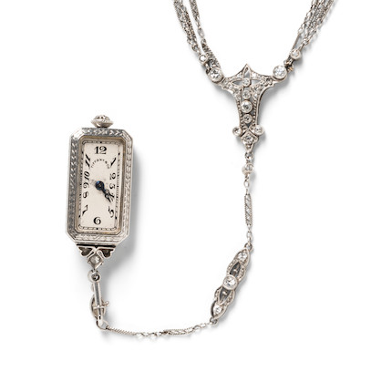 Bonhams Skinner : TIFFANY & CO., C.H. MEYLAN AN ART DECO PLATINUM AND ...