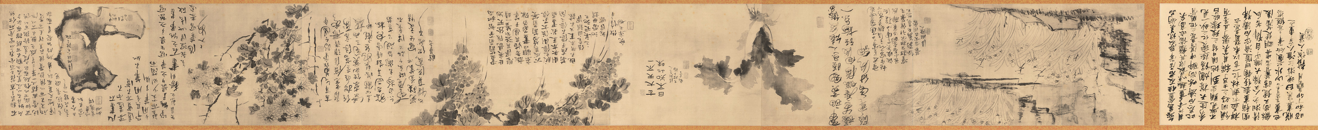 Bonhams : THREE PRINTED REPRODUCTIONS OF CHINESE HANDSCROLLS (3)