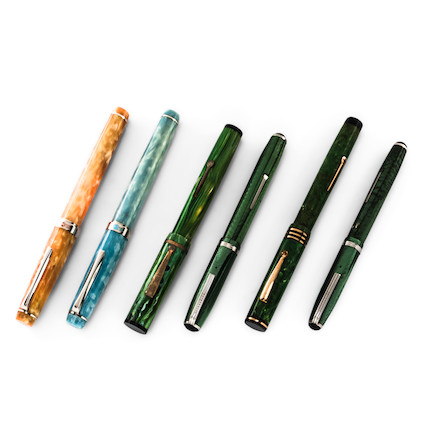 Bonhams Skinner : Six American Fountain Pens