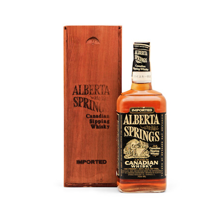 Bonhams Skinner : Alberta Springs Canadian Sipping Whisky 1982, 1 750ml ...