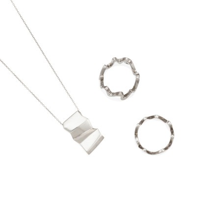 Bonhams : FRANK GEHRY FOR TIFFANY & CO. A WHITE GOLD AND SILVER 'EQUUS ...