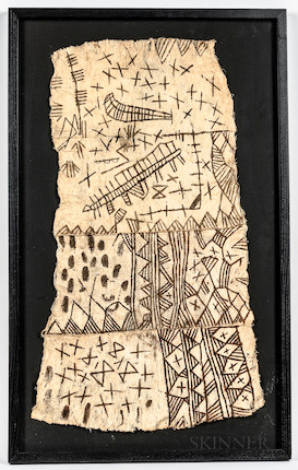 Bonhams Skinner : A woman's bark cloth skirt, pongo 29 1/2 x 17 1/2 ...