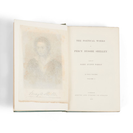 Bonhams Skinner : Poetical Works of P.B. Shelley Shelley, Percy Bysshe ...
