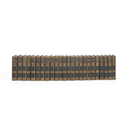 Bonhams Skinner : W. M. Thackeray, Works, 24 vols, Smith Elder, 1869 ...