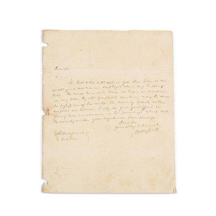 Bonhams Skinner : Scott, Sir Walter (1771-1832), Autograph Letter Signed