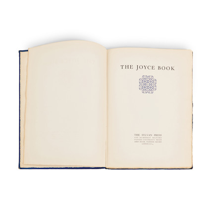 Bonhams Skinner : Joyce, James (1882-1941) The Joyce Book, London The Sylvan Press and Humphrey ...