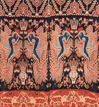 Bonhams Skinner : Indonesian Ikat Shoulder Cloth Indonesia 3 ft. 5 in ...