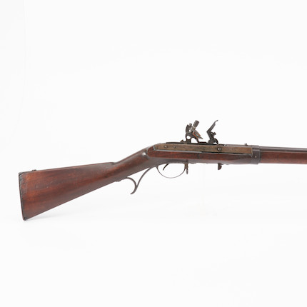 Bonhams Skinner : Model 1819 Hall Breech Loading Rifle and Bayonet,
