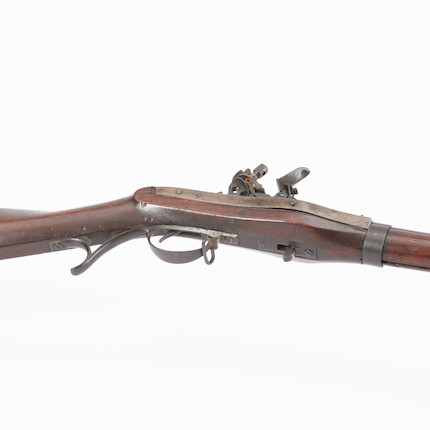 Bonhams Skinner : Model 1819 Hall Breech Loading Rifle and Bayonet,