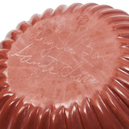 Bonhams Skinner : A contemporary Santa Clara pottery bowl Angela Baca ...