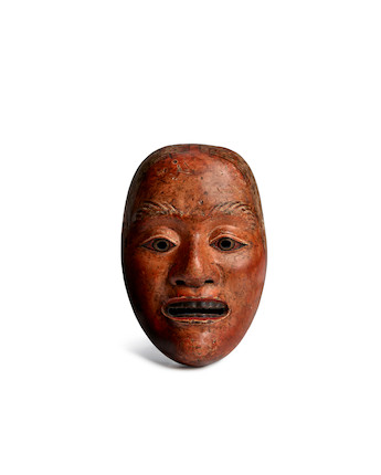 Bonhams : A NOH MASK OF THE YAMAMBA TYPE Edo period (1615-1868), 17th ...