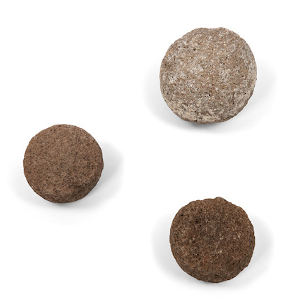 Bonhams Skinner : Three Hawaiian bathing stones dia. 3 1/4, 2 5/8, and ...