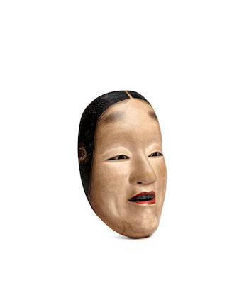 Bonhams : A NOH MASK OF THE FUKAI TYPE Edo period (1615-1868), 17th ...