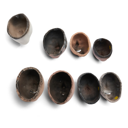 Bonhams Skinner : Johan Thunell (Swedish, born 1946) Eight Heads sizes ...