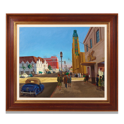 Bonhams : Saul Berman (1899-1975) Wilshire Boulevard, Los Angeles 30 x ...