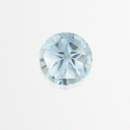 Bonhams : Natural Light Blue Topaz - Lone Star Cut