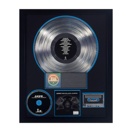 Bonhams : AN RIAA MULTI-PLATINUM SALES AWARD PRESENTED TO LESLIE WEST ...
