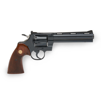 Bonhams Skinner : Colt Python Double-action Revolver, Curio or Relic ...