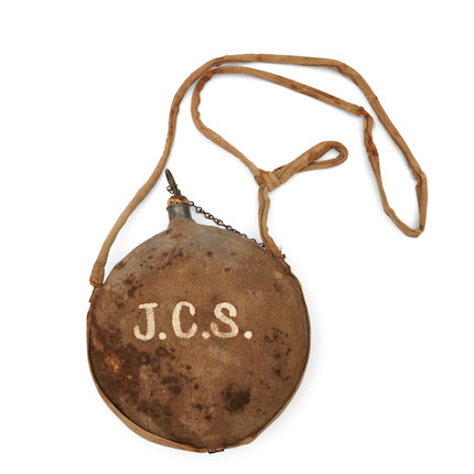 Bonhams Skinner : James C. Strout's Model 1858 Civil War Canteen,