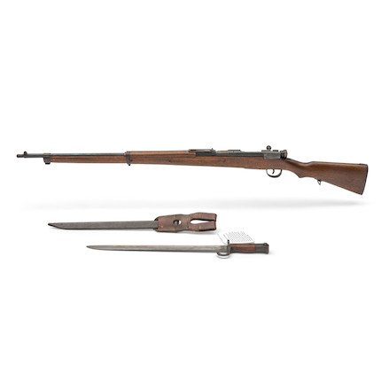 Bonhams Skinner : Japanese Type 38 Arisaka-style Bolt-action Rifle and ...