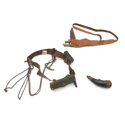 Bonhams Skinner : Middle Eastern/North African Cartridge Belt/Box and ...