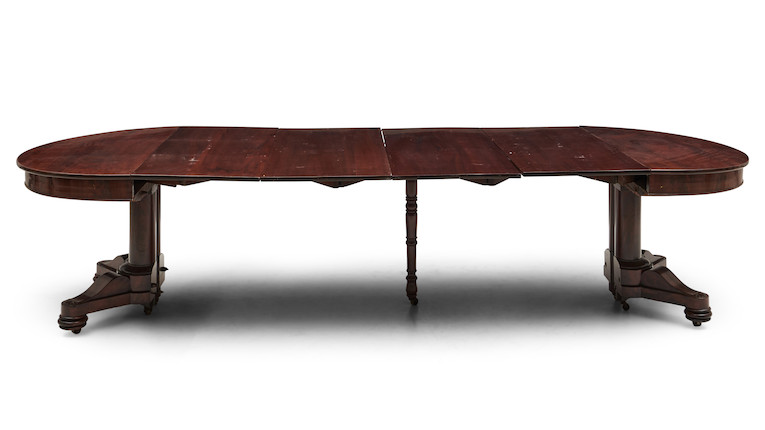 Bonhams Skinner : Classical Mahogany Patent Extension Dining Table ...
