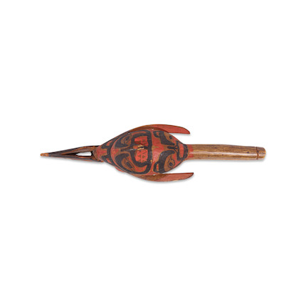Bonhams : A Northwest Coast raven rattle