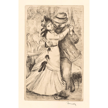 Bonhams : Pierre-Auguste Renoir (1841-1919); La danse à la campagne ...