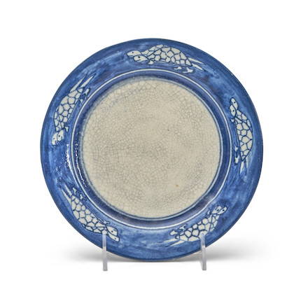 Bonhams Skinner : Maude Davenport for Dedham Pottery Turtle Pattern ...