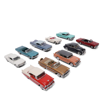 Bonhams Skinner : Forty Four Models of Mid-Century Cars Mostly Danbury ...