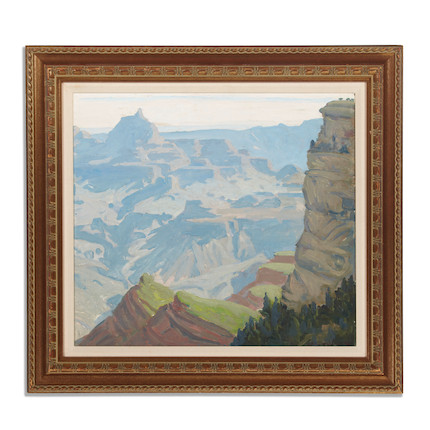 Bonhams : Ralph William Holmes (1876-1963) Grand Canyon 18 x 20 in ...