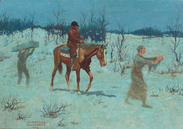 Bonhams : Clarence Arthur Ellsworth (1885-1961) Western Doctor on ...