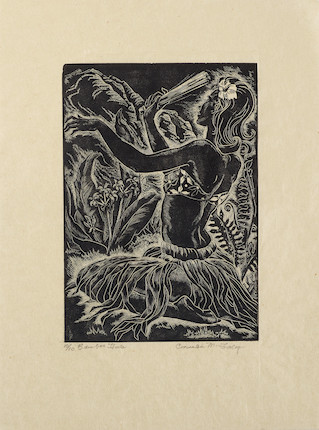 Bonhams : Cornelia MacIntyre Foley (1909-2010); Bamboo Hula; Bamboo ...