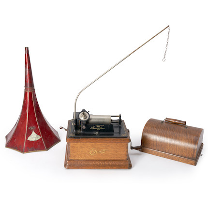 Bonhams Skinner : Edison Fireside Phonograph Edison Mfg. Co., West ...