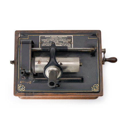 Bonhams Skinner : Edison Fireside Phonograph Edison Mfg. Co., West ...