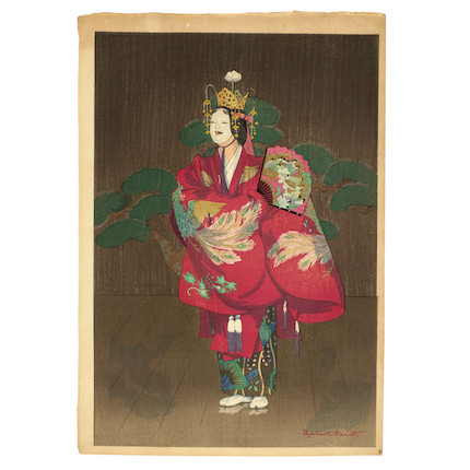 Bonhams : ELIZABETH KEITH (1887-1956) Three Oversized Woodblock Prints ...