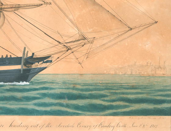 Bonhams Skinner : Jakob Petersen (Danish, 1774-1854), c. 1812. Ship ...
