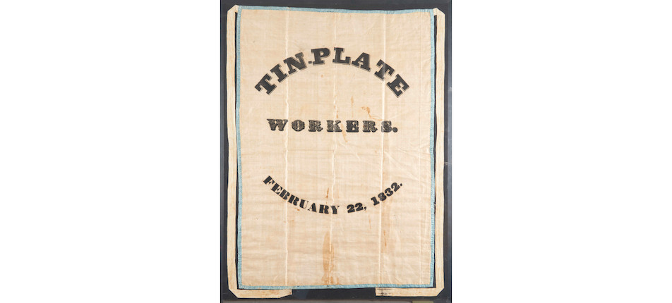 Bonhams Skinner : Tin-Plate Workers Society Apron, Philadelphia ...