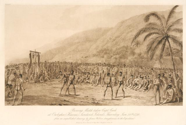 Bonhams Skinner : CAPTAIN COOK'S LAST VOYAGE after WEBBER, JOHN. 1751 ...