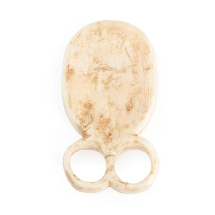 Bonhams Skinner : An Eskimo finger mask lg. 3 7/8 in.
