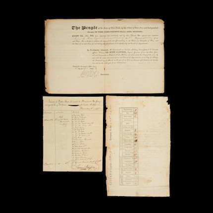 Bonhams Skinner : Three Early Federal Military Documents.