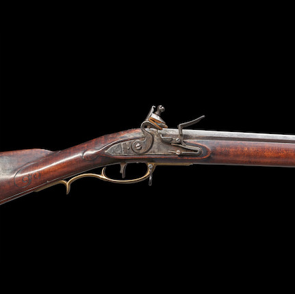 Bonhams Skinner : Rare Relief Carved J.P. Beck Signed Pennsylvania Long ...