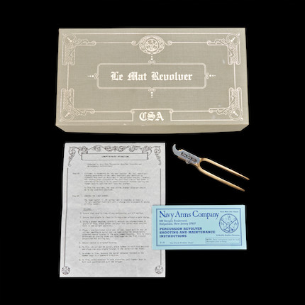Bonhams Skinner : Navy Arms Engraved Beauregard LeMat Revolver with ...