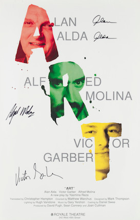 Bonhams : Original Theater Poster Signed by Alan Alda, Victor Garber ...